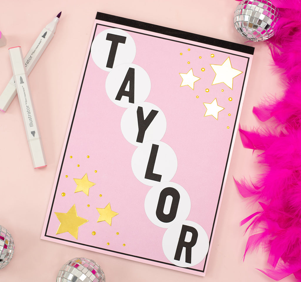 Easy Personalised Taylor Swift Notebook | Crafter's Companion ...