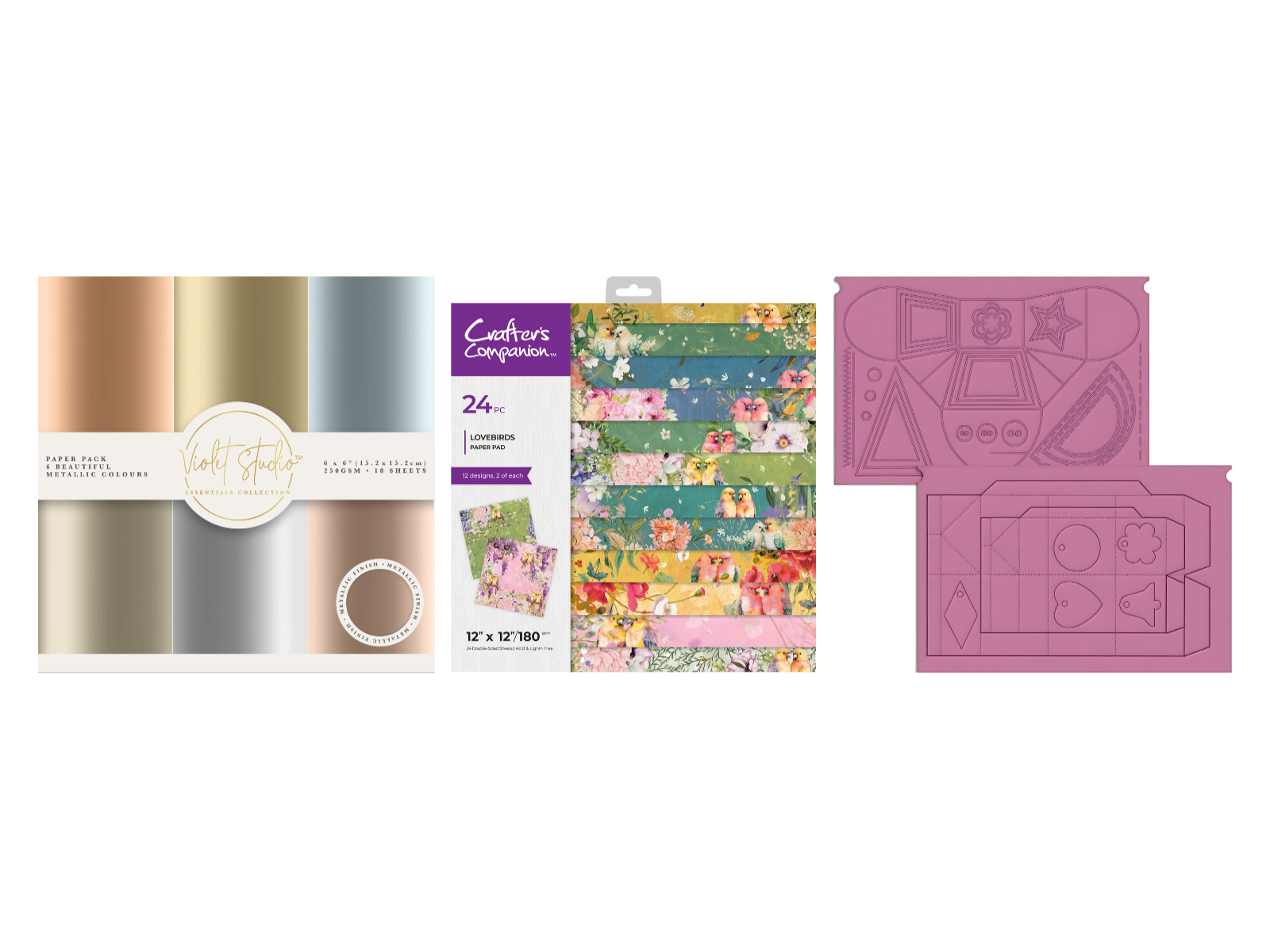 Crafter's Companion Sweet Treats Ultimate Pro Embossing Board with 2 P ...