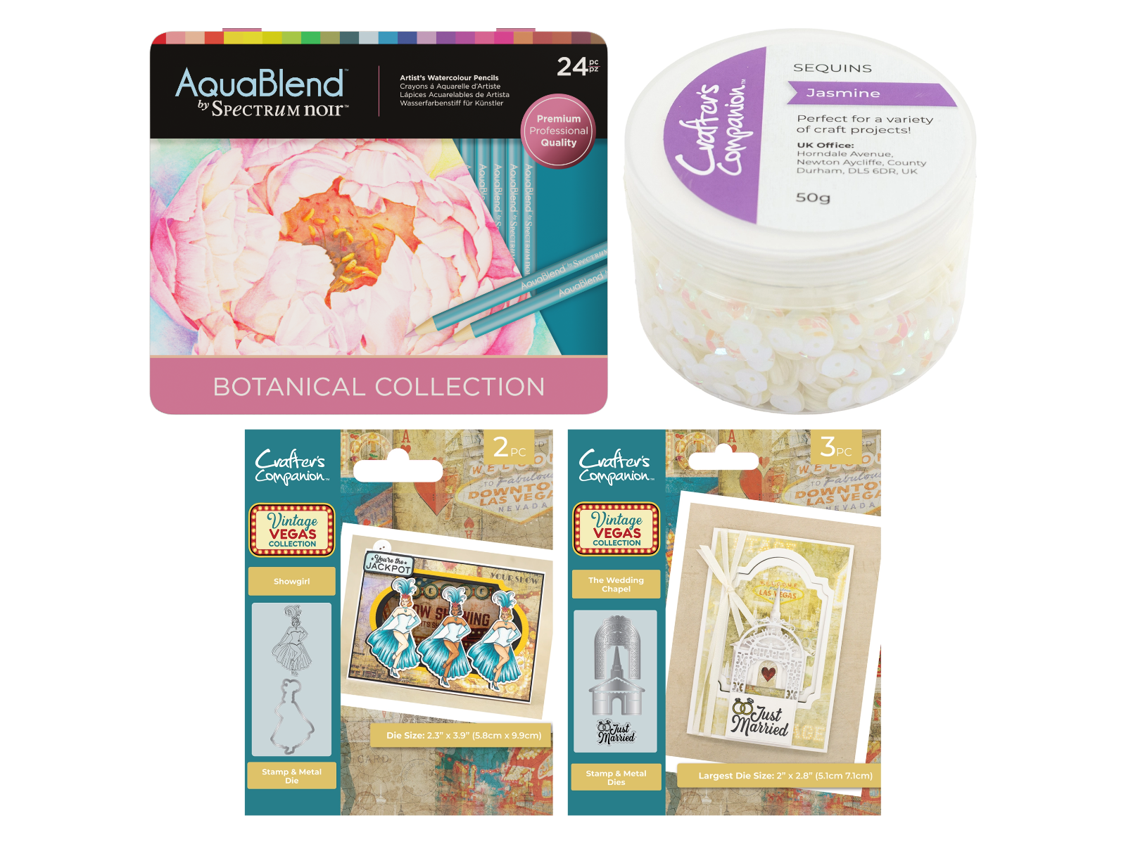 Spectrum Noir Aquablend Pencils - Botanical with 3 FREE Items ...